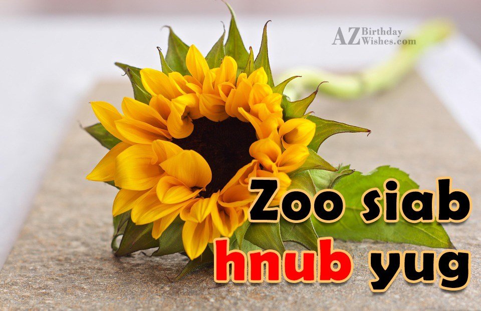 Birthday Wishes In Hmong - Birthday Images, Pictures - AZBirthdayWishes.com