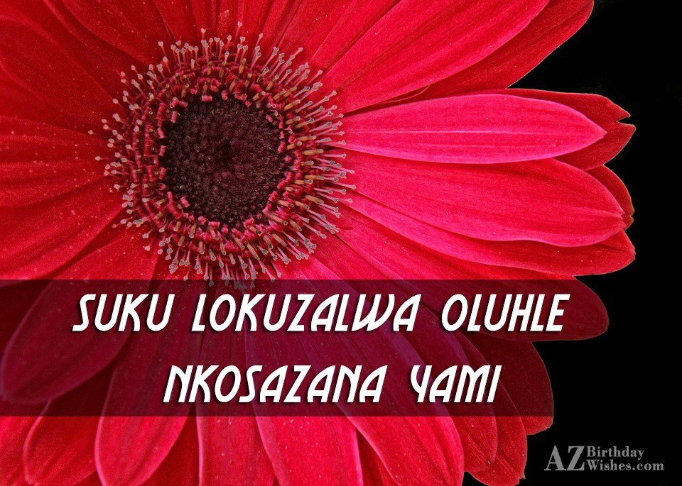 Birthday Wishes In Zulu - Birthday Images, Pictures - AZBirthdayWishes.com