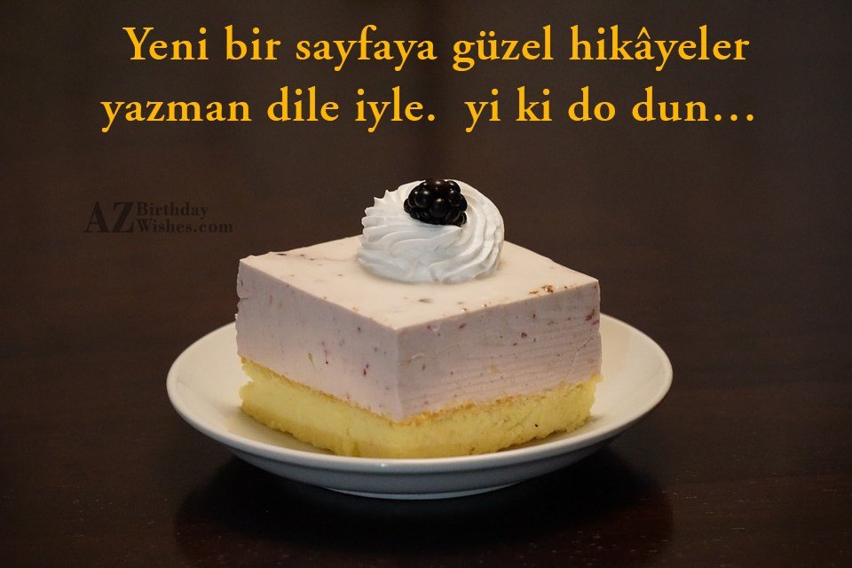Birthday Wishes In Turkish - Birthday Images, Pictures ...